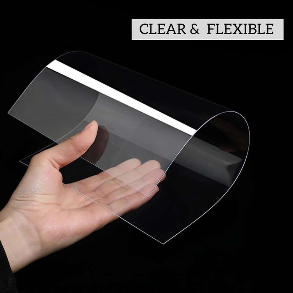 I-Birds Enterprises Pack Of 6 Clear Transparent PVC Sheet With Double ...