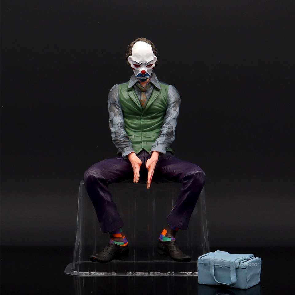 AG MOTO Joker Action Figure Sitting 24cm Suitable For Car Desk Toys For ...