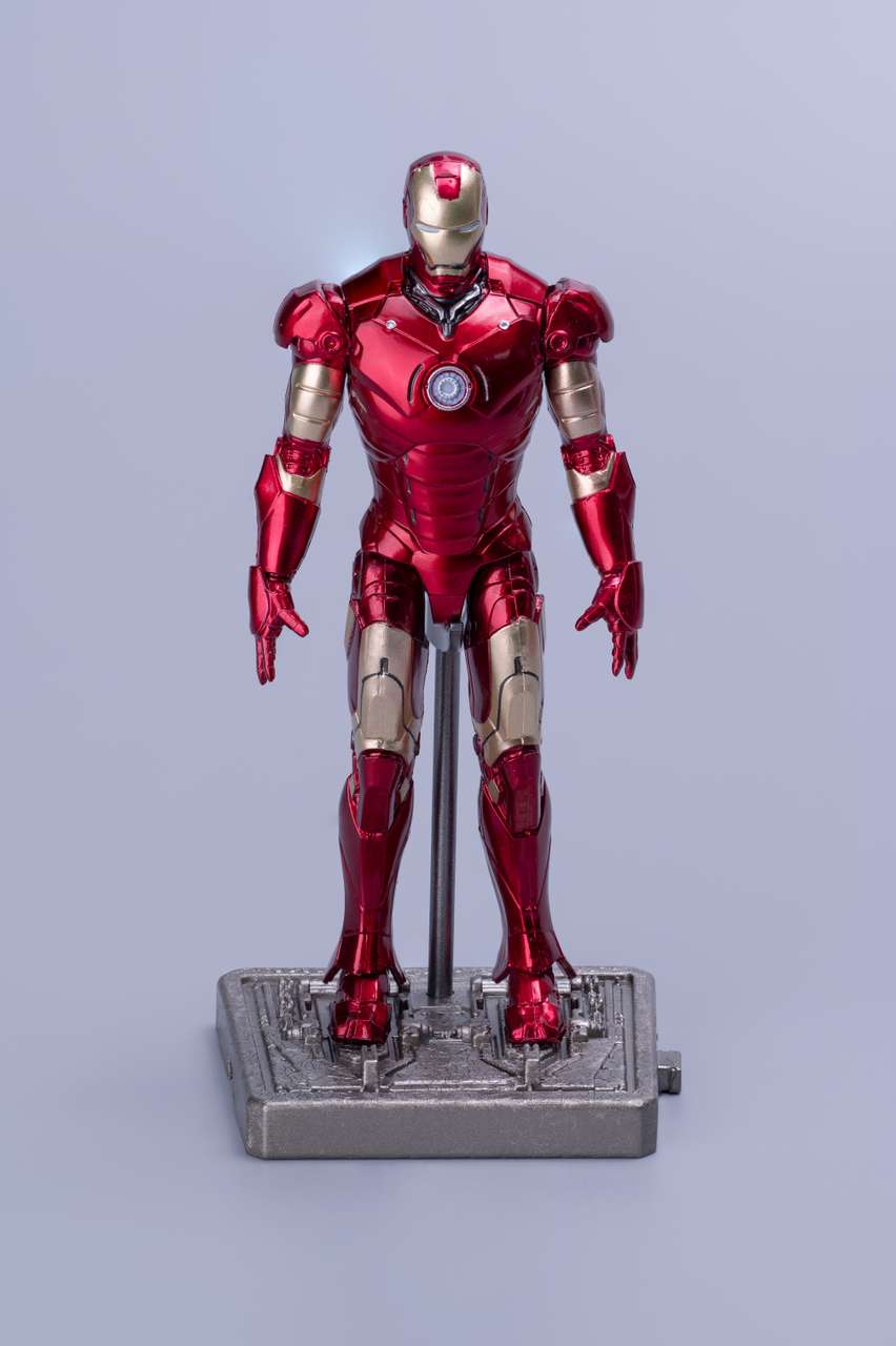 MARVEL Iron Man Mark 3 Action Figure, 4-Inch Interchangeable Parts ...