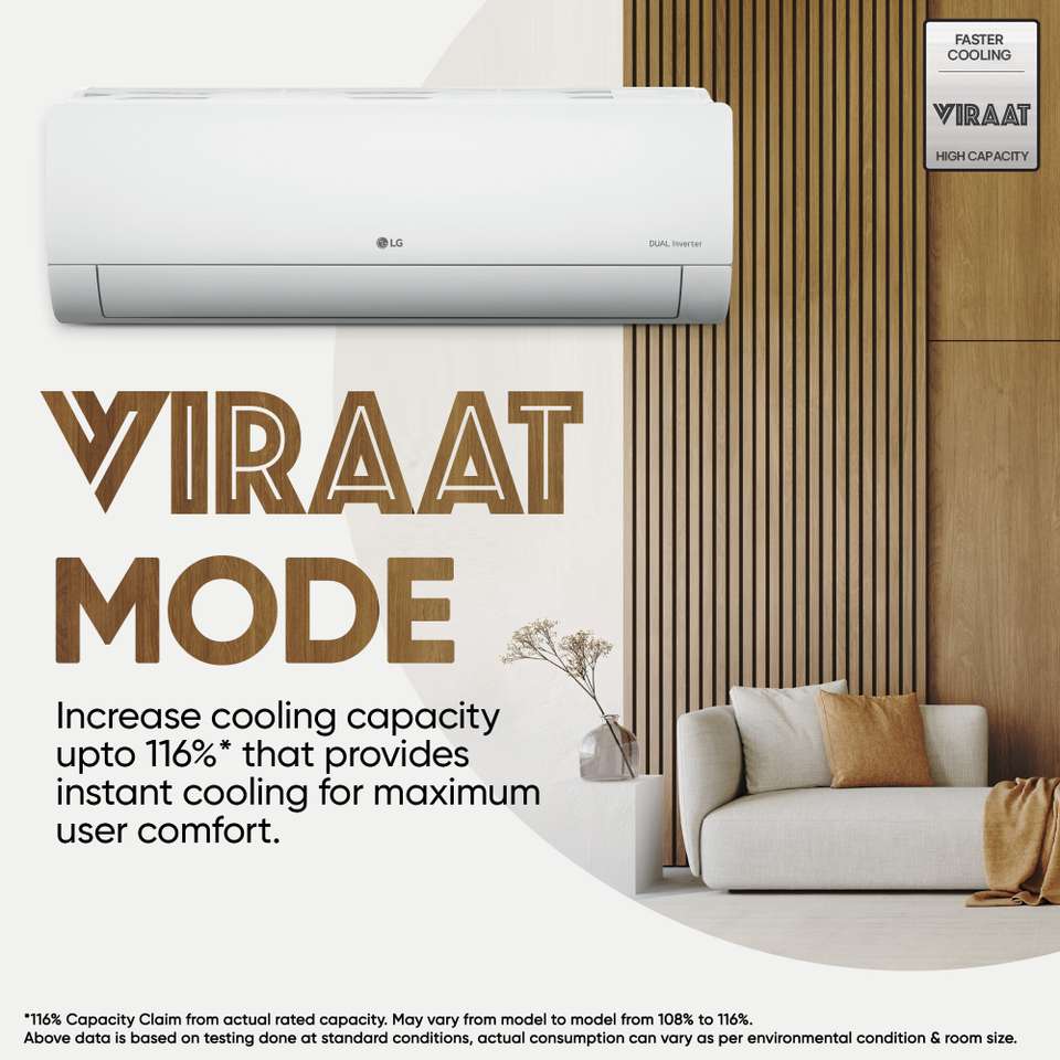 Flipkart.com | Buy LG 2025 Model 1.5 Ton 3 Star Split AI Dual Inverter ...