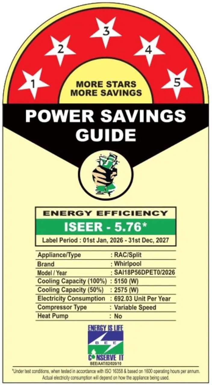 Flipkart.com | Buy Whirlpool 2026 Model 1.5 Ton 5 Star Split Inverter ...