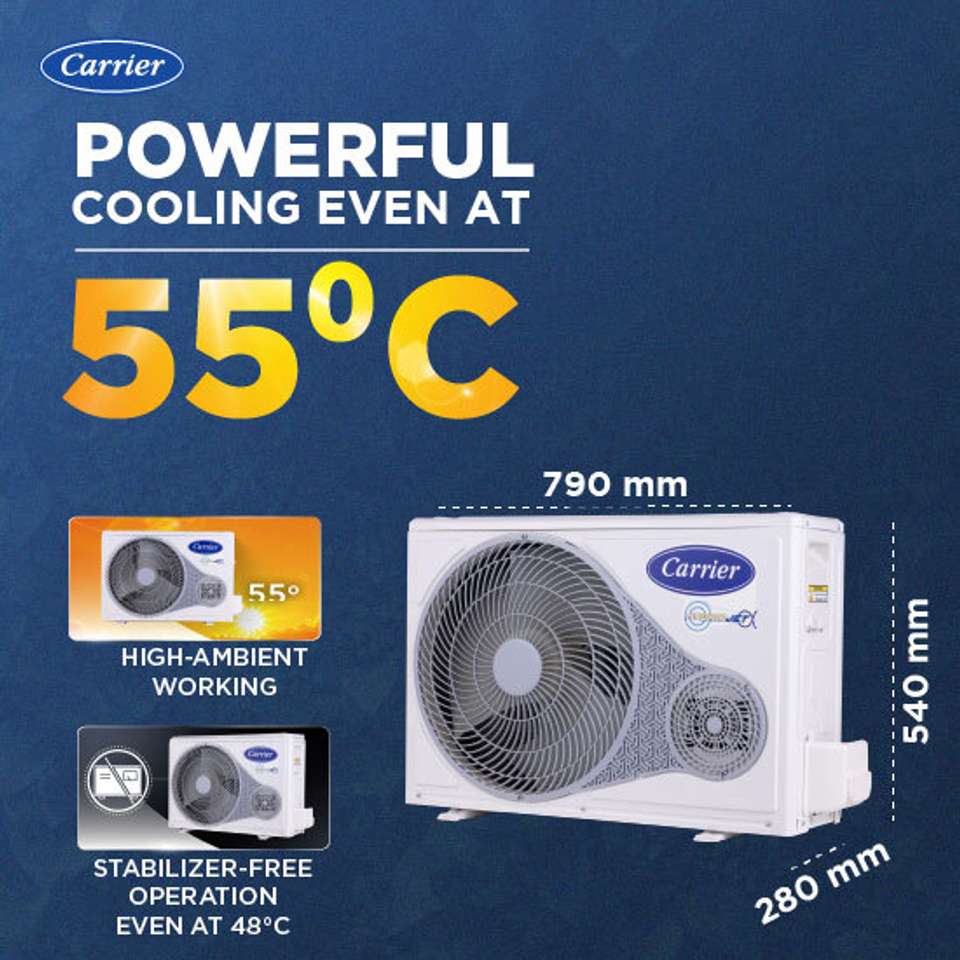 Flipkart.com | Buy CARRIER 2026 Model 1.5 Ton 3 Star Split Inverter AC ...