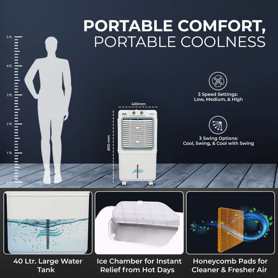 RR 40 L Room/Personal Air Cooler Price in India - Buy RR 40 L Room ...