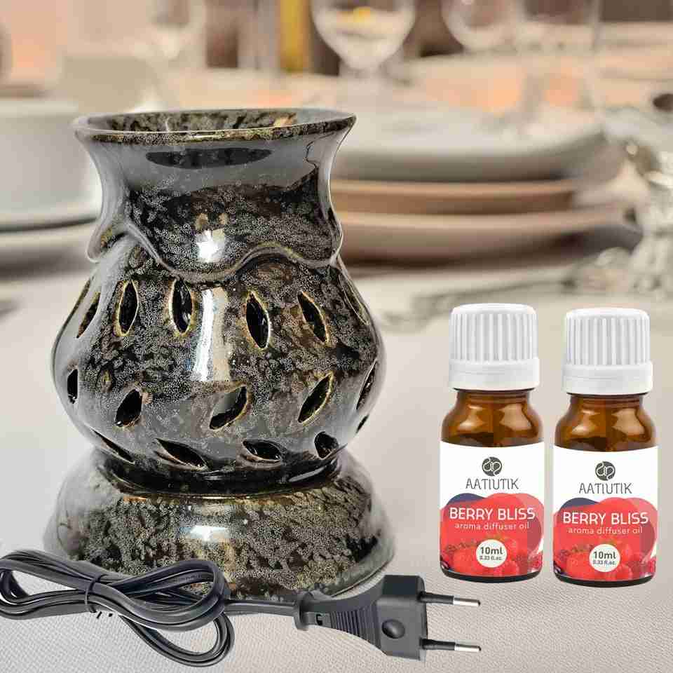 Aatiutik Berry Bliss Home Fragrance Oil Burner, Electric Air Freshener ...