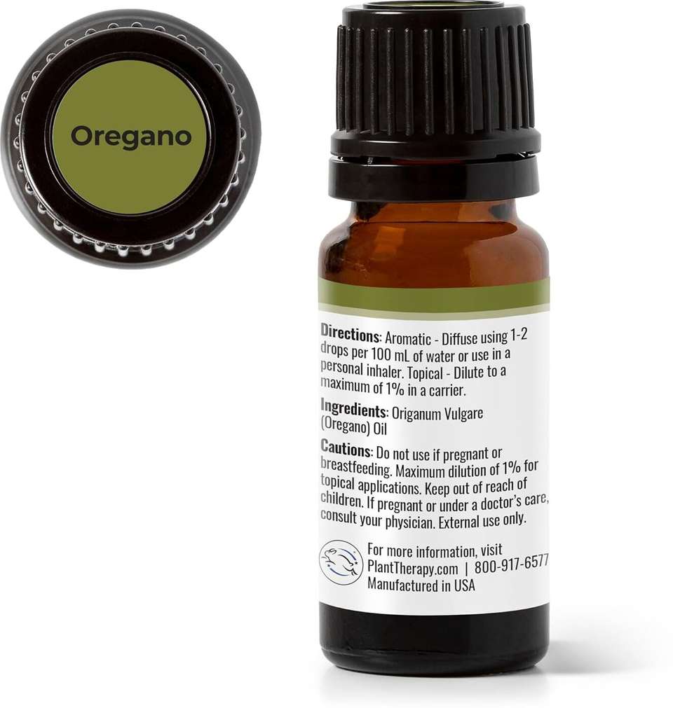 Plant Therapy Oregano Essential Oil 100% Pure Diffuser, Aroma Oil ...