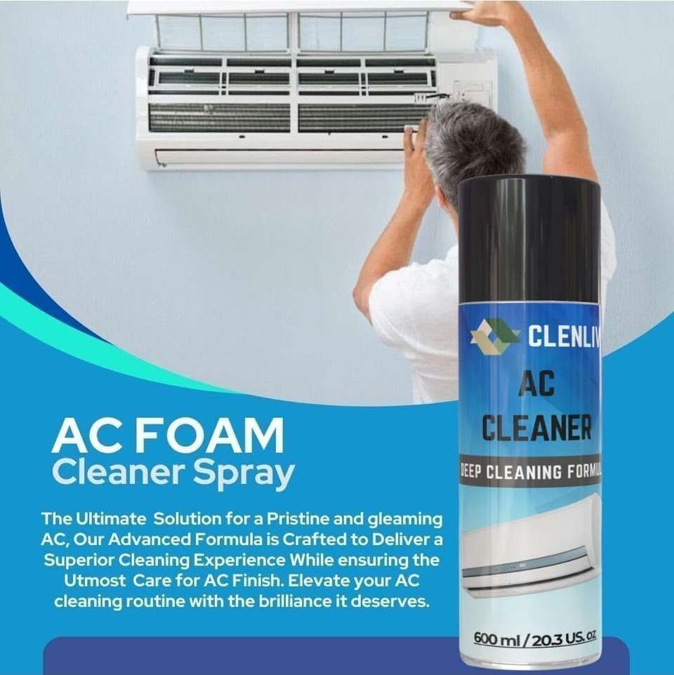 Clenliv AC Cleaner With Foam Spray | Clean, Shine & Protect | Save for ...