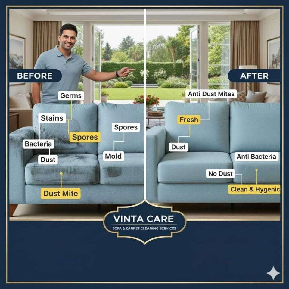 VINTA Premium Quality Fabric Sofa & Chair Cleaner Liquid_(L47 ...