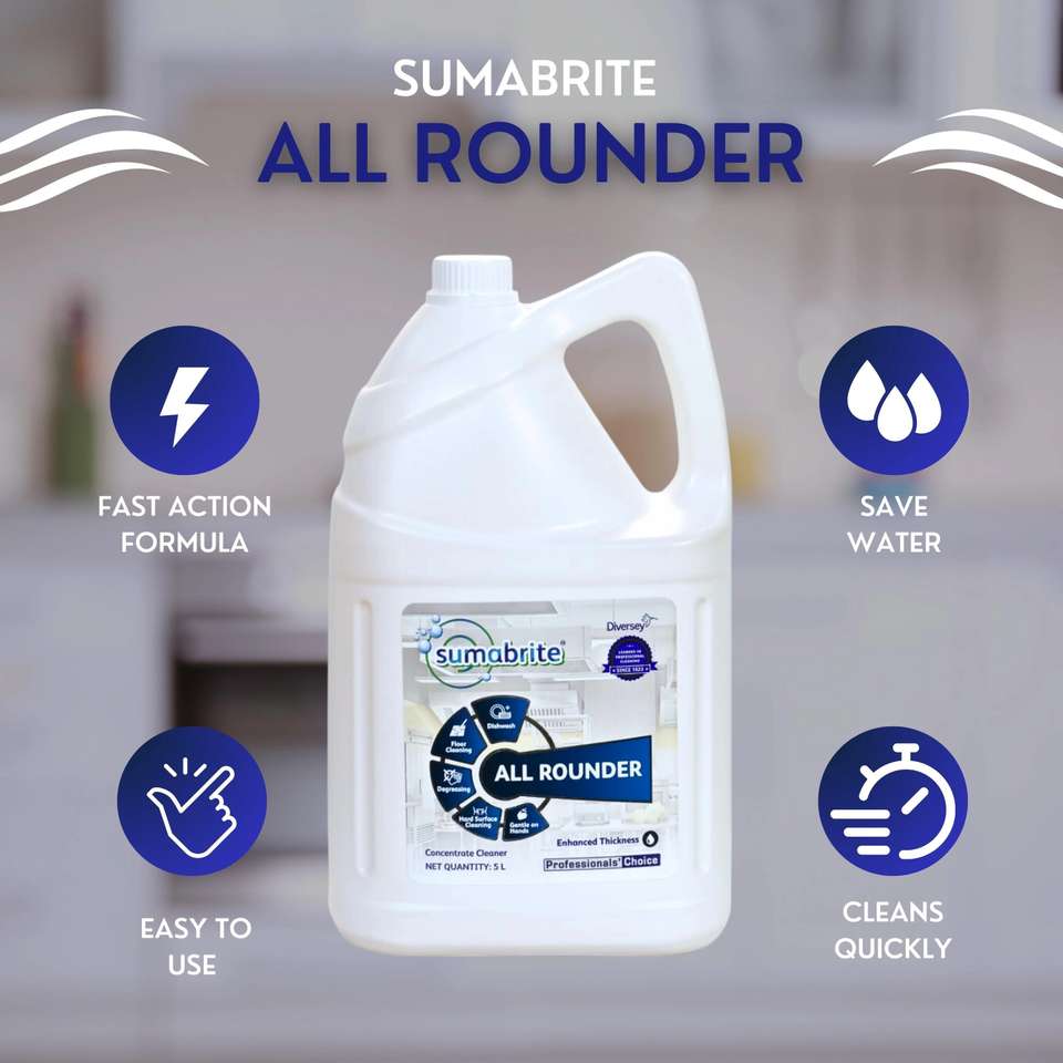 Diversey Suma Multi D2 - All Rounder - Multi-Surface Kitchen Cleaning ...