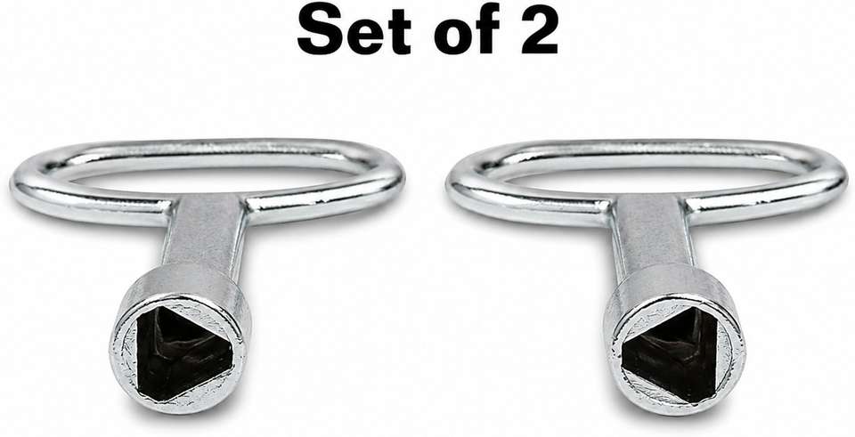 VKeys Elevator/Lift Door Open Keys, Set of 2, Triangular Socket Allen ...