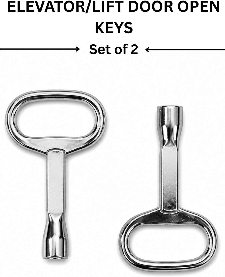 VKeys Elevator/Lift Door Open Keys, Set of 2, Triangular Socket Allen ...