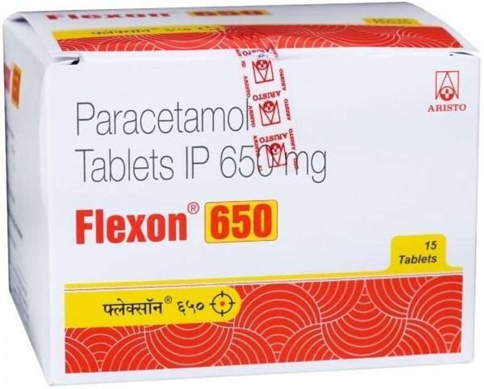 Flexon 650 Mg Tablet (15 Tab) Tablets Price in India - Buy Flexon 650 ...