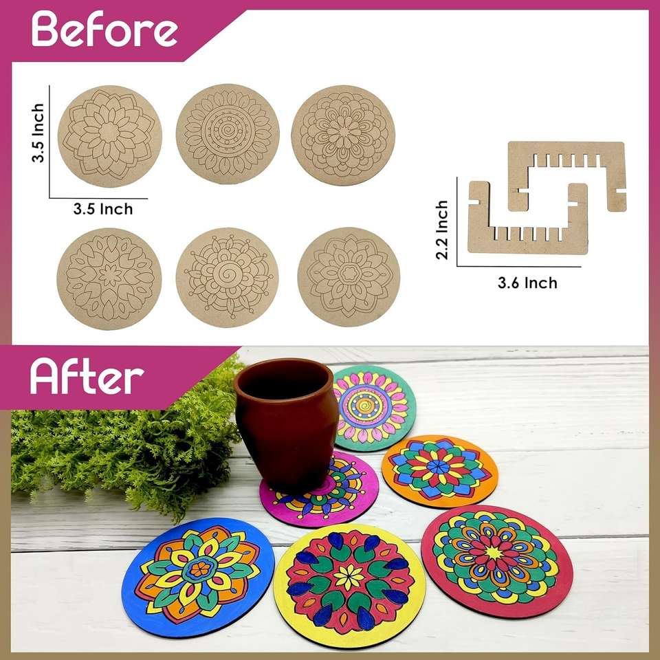 Solobolo Mandala Art Kit for Kids & Adults | DIY Painting & Craft Kit ...