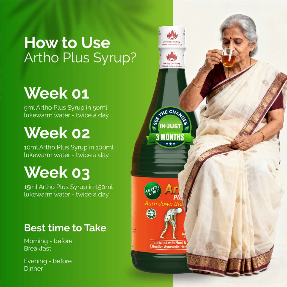 AMRITH NONI Artho Plus 750ml Clinically Proven Joint Pain Relief| For ...