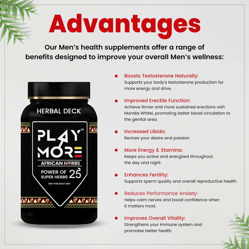 Herbal Deck Immunity Booster Powder for Men, Herbal Enerygy & Stamina ...