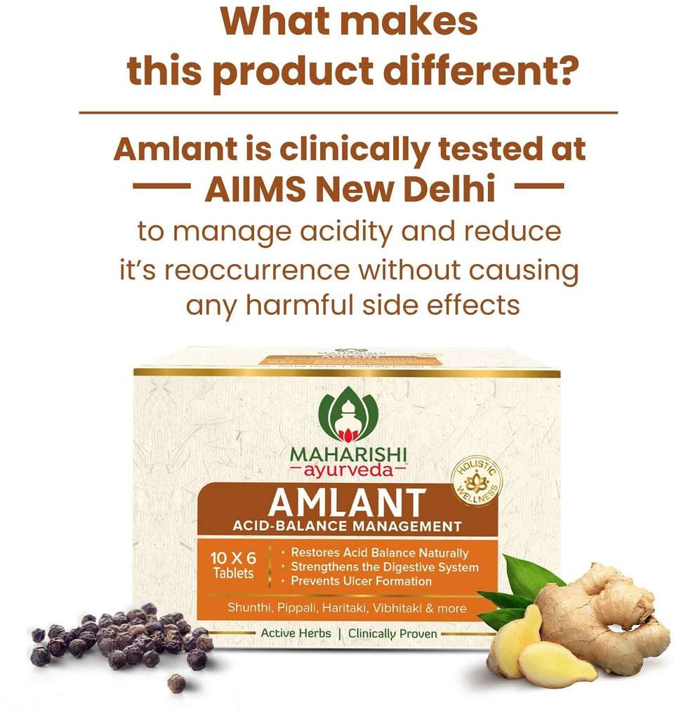 MAHARISHI ayurveda Amlant for Acidity, Relieves Heartburn, Gas ...
