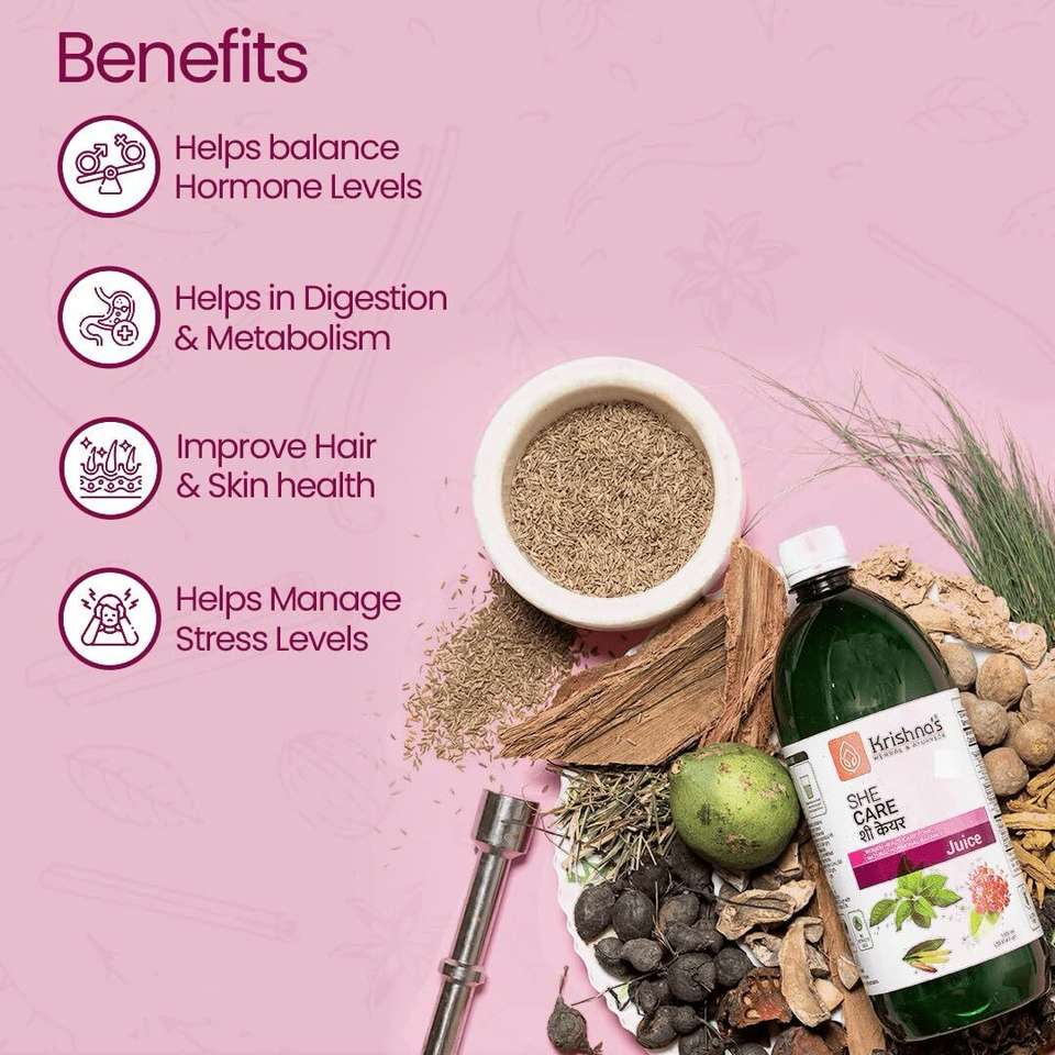 Krishna's Herbal & Ayurveda She Care Juice | Women Tonic Price in India ...