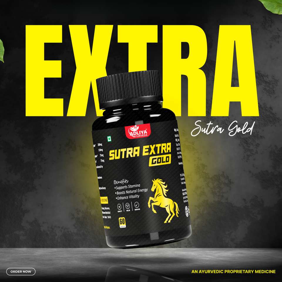 ADLIYA Ayurveda Sutra Extra Gold Orignal Capsule Strength Performance ...