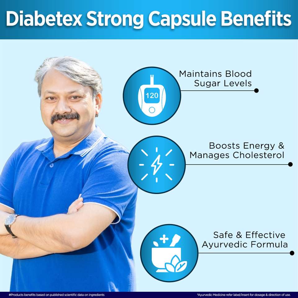 Multani Diabetex Strong Capsule |Ayurvedic Blood Sugar Control Tablets ...