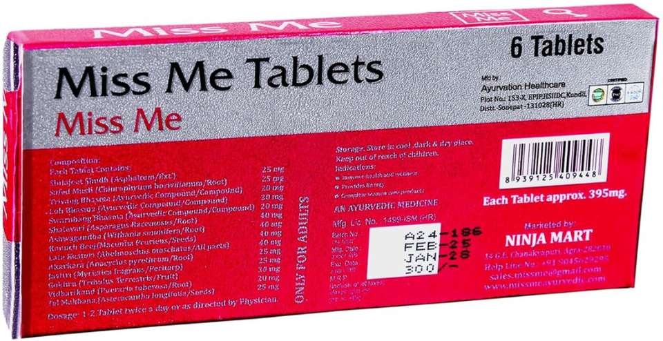 Miss Me Tablets for women care Price in India - Buy Miss Me Tablets for ...