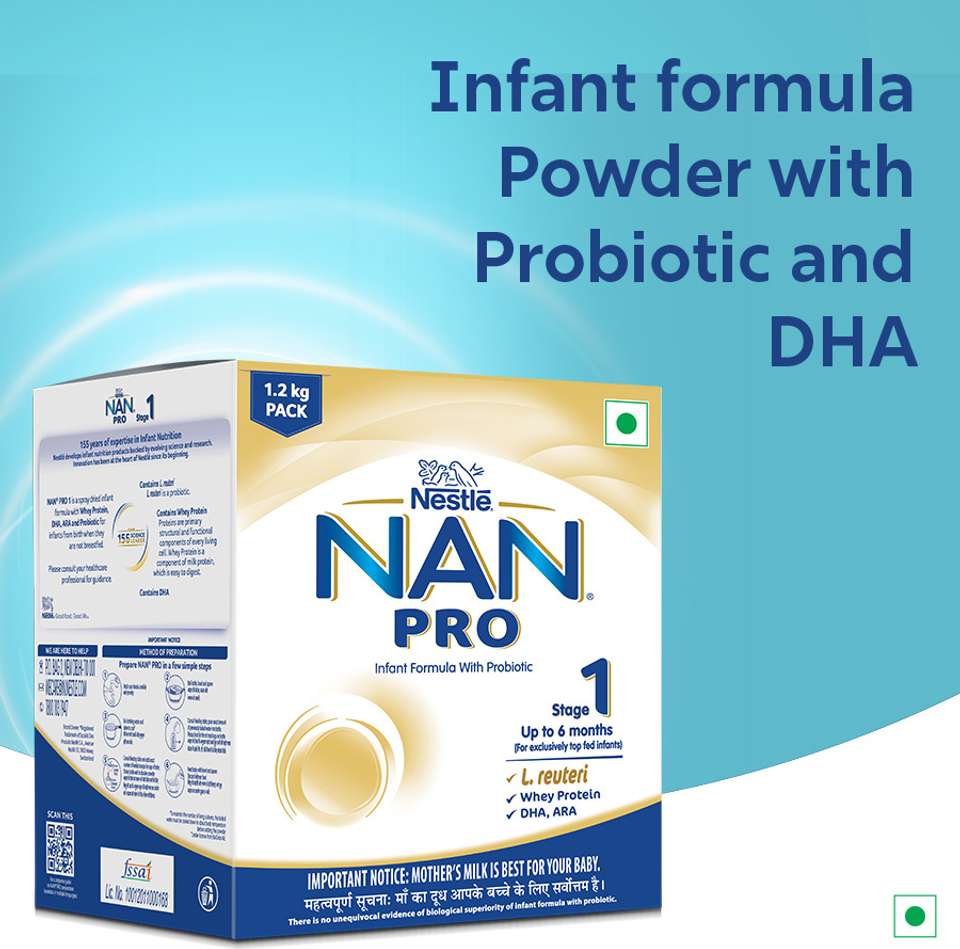 Nestle Nan Pro Stage 1, Infant Formula Milk Powder for Babies with ...