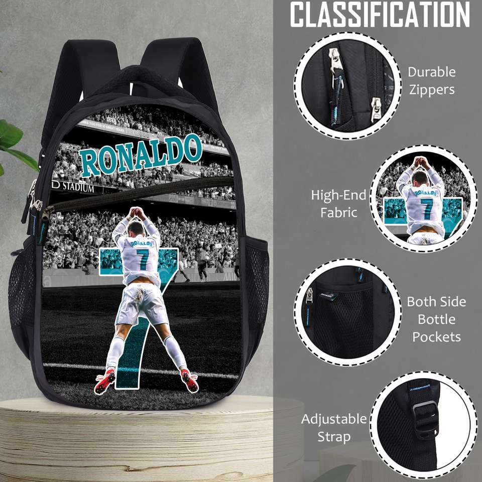 Ronaldo Office Casual Backpack Daypack Unisex College and School Bag 30 ...
