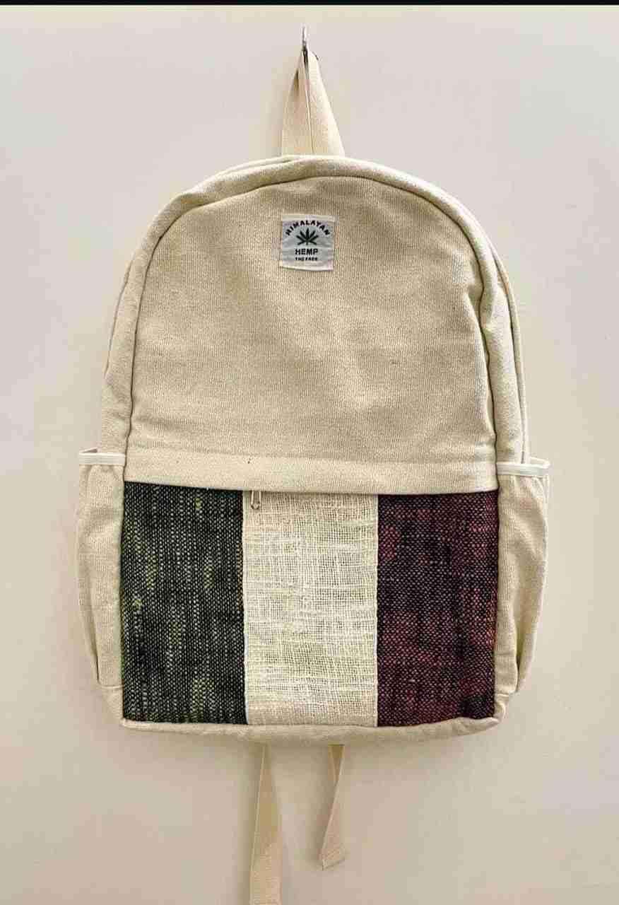 Ramya Unique College Backpack with Tricolor Panel Design, Adjustable ...