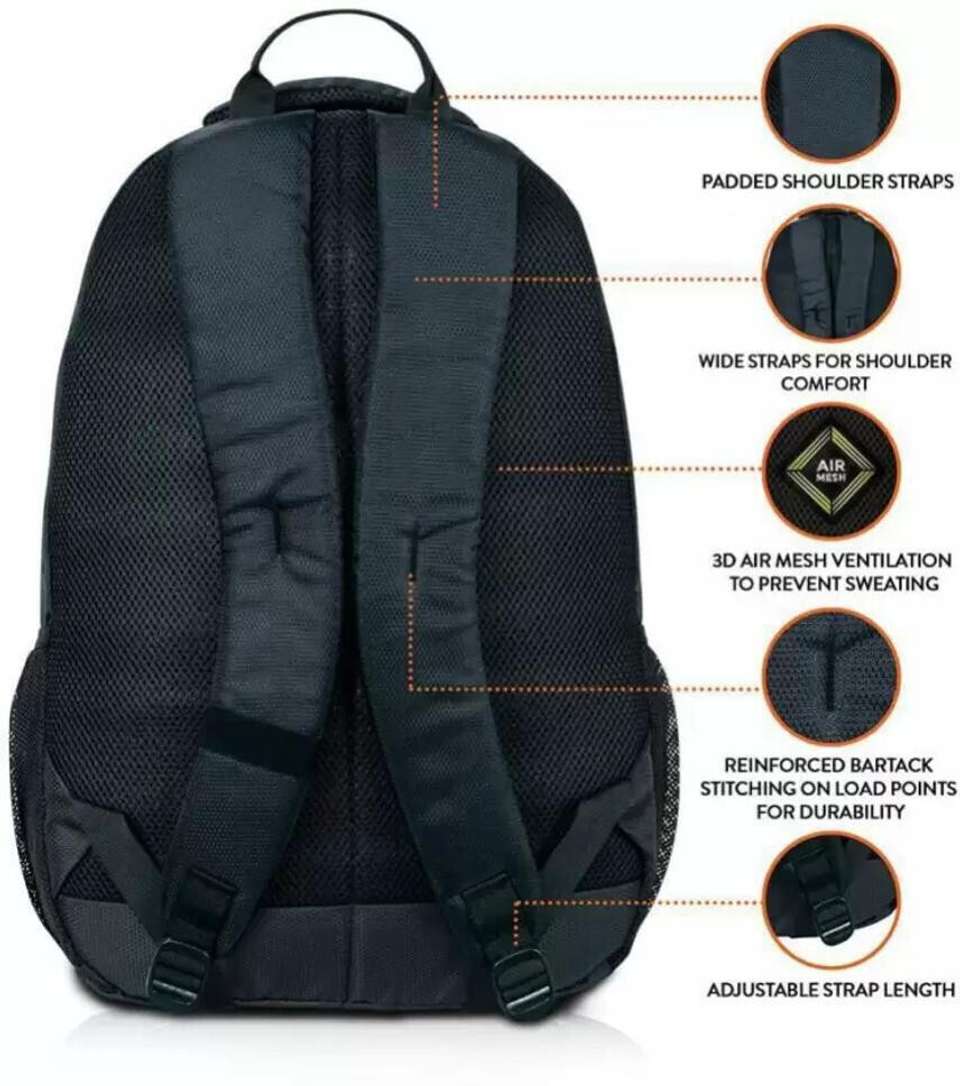 JairaJ backpack bag laptop bag school backpag(19.5*14) 37.1 L Laptop ...
