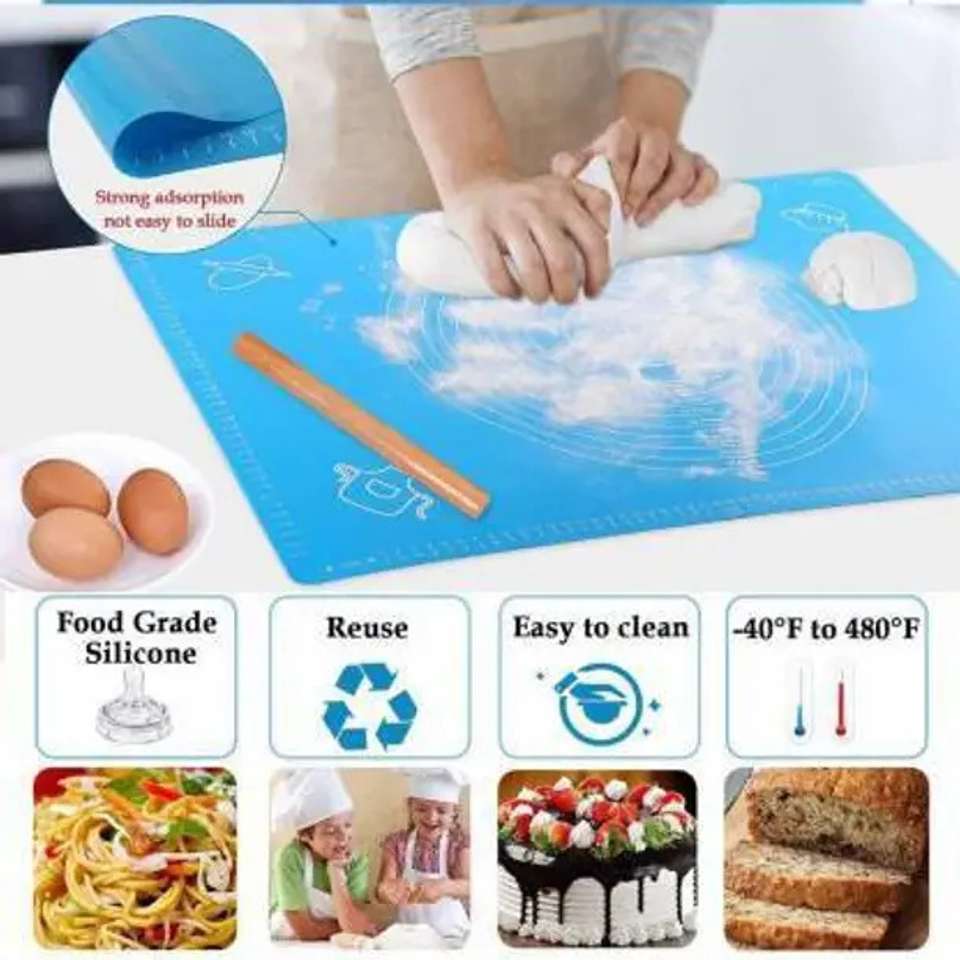 CATHROL Baking & Rolling Mat Silicone Food-grade Silicone Baking Mat ...