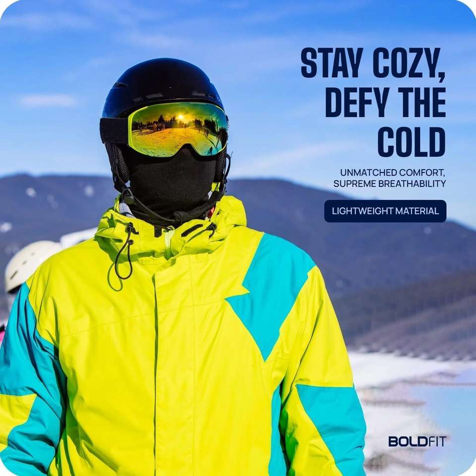 BOLDFIT Black Bike Face Mask for Men & Women Price in India - Buy ...