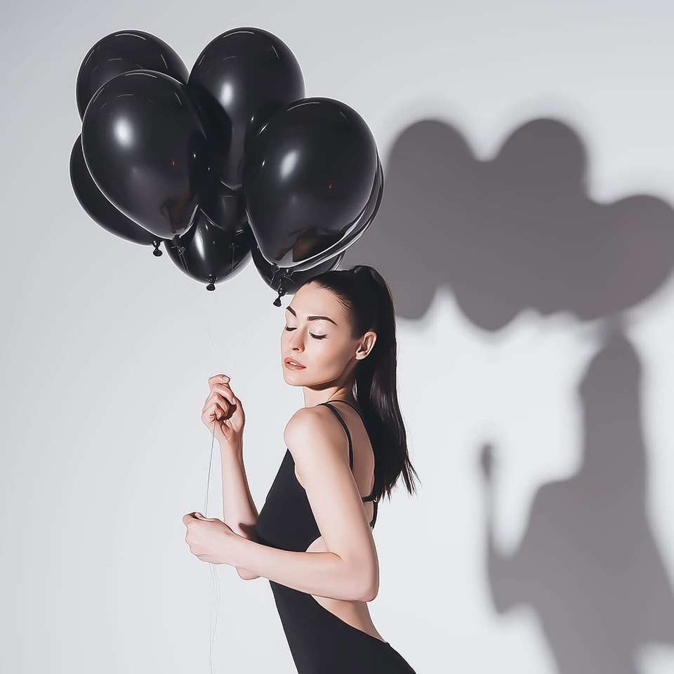 Flipkart.com | Balloon Blossom Solid Black Metallic Balloons Kit ...