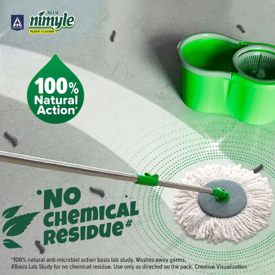 Nimyle Lemongrass Floor Cleaner 2L100% Natural ActionPower of Neem Anti ...