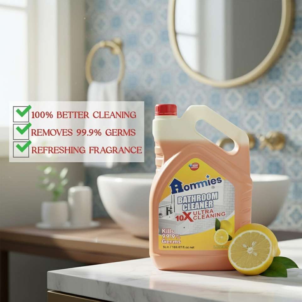 Hommies Disinfectant Bathroom Cleaner Liquid for Bathroom Floors, Slabs ...