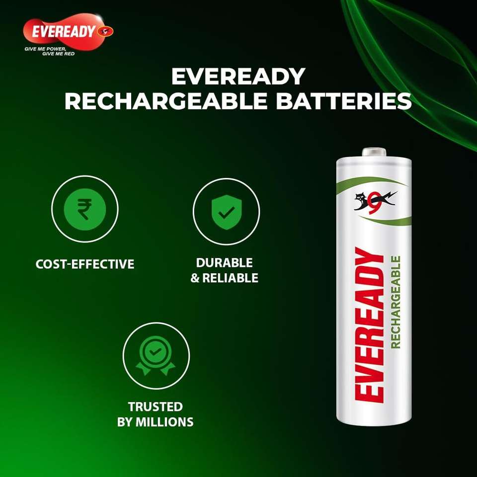 EVEREADY Recharge AAA BP2 600 NIMH (1000 Series) Battery - EVEREADY ...