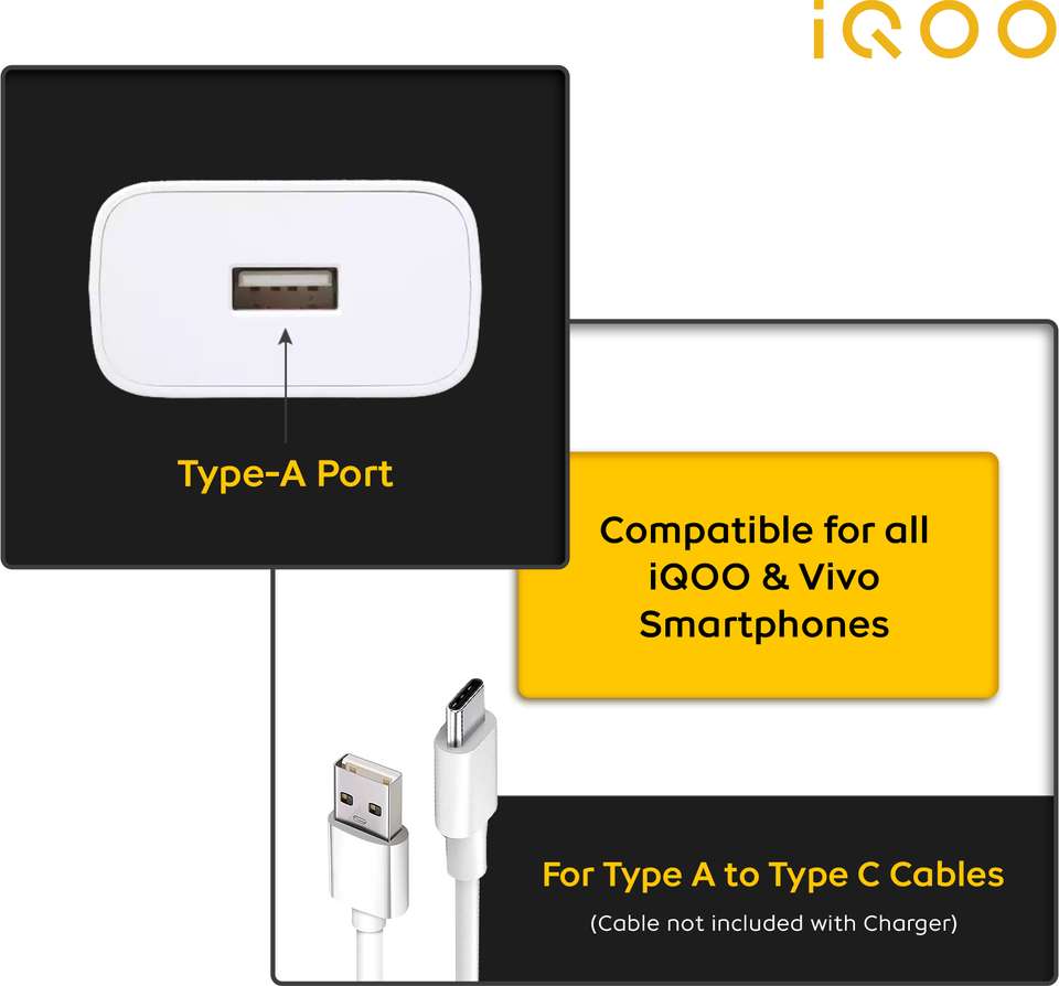 iQOO by vivo 55 W 5 A Wall Charger for Mobile - iQOO by vivo : Flipkart.com