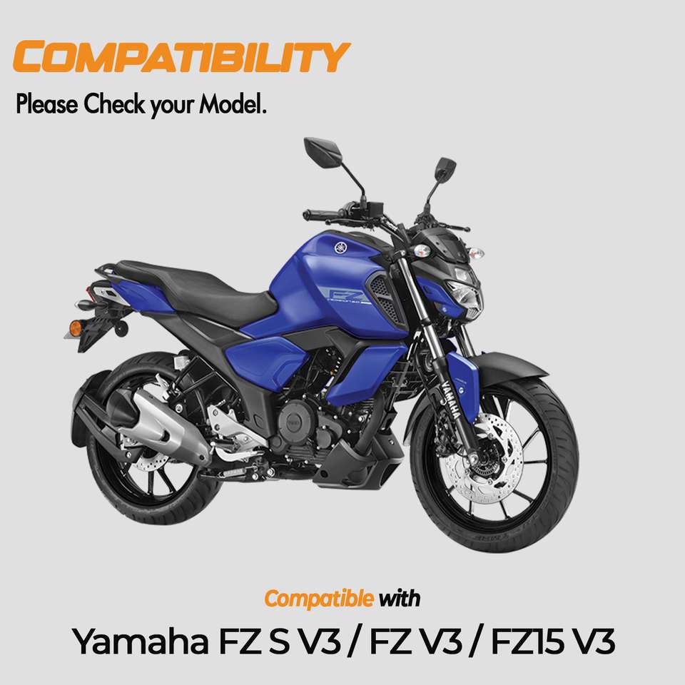 FriendZon Screen Guard for Yamaha FZ S V3 / FZ V3 / FZ15 V3 Bike ...