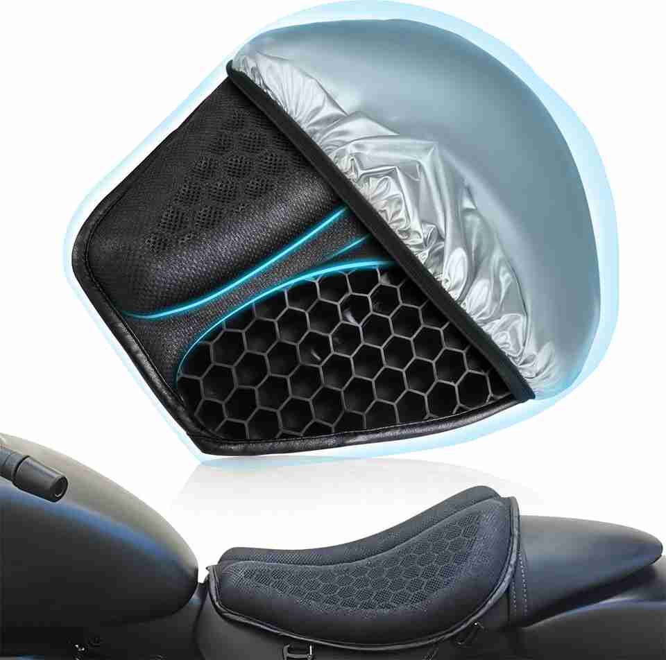 STHIRA Gel Seat Bike Cushion Long Ride Comfort Single Bike Seat Cover ...