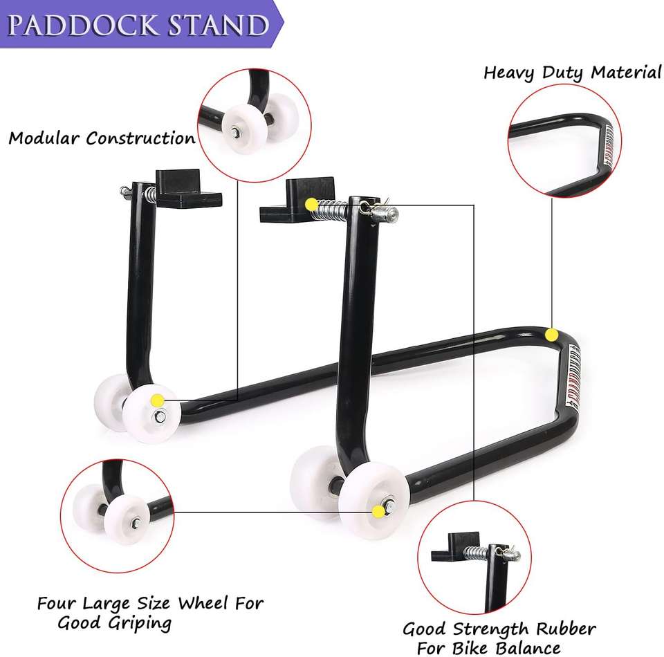 Grandbiker Rear Wheel Paddock Stand Extra Strong for ather 450 orange ...