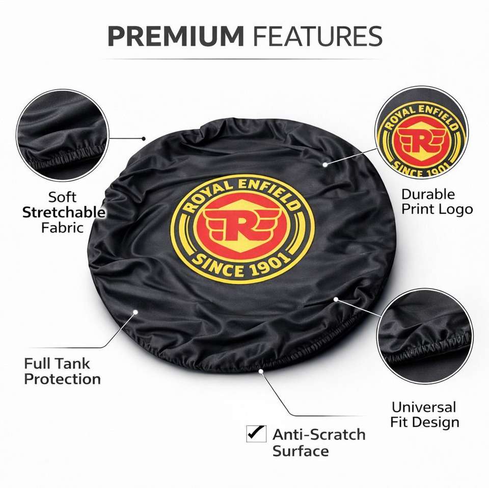 turboracing tank cover Royal Enfield Compatible Elastic Fit | Tank ...