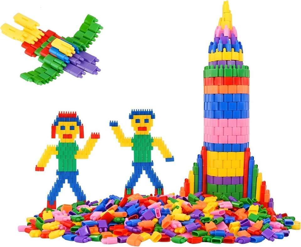 Be bright Kids Building house Blocks Construction Toy Set | 115+ Pcs ...