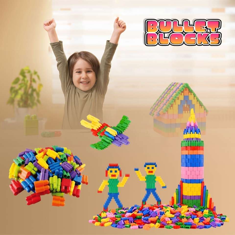 Be bright Kids Building house Blocks Construction Toy Set | 115+ Pcs ...