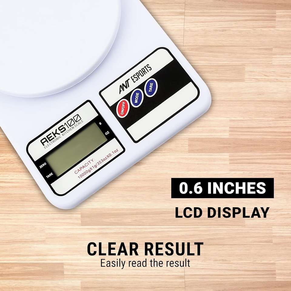 TBT Electronic Weight Machine for Cooking, Baking, Meal Prep & Healthy ...