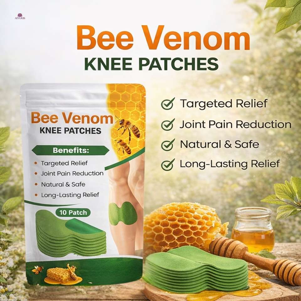 AEYURBS Bee Venom Knee Patch Knee Support Balance Daily Care Plaster ...