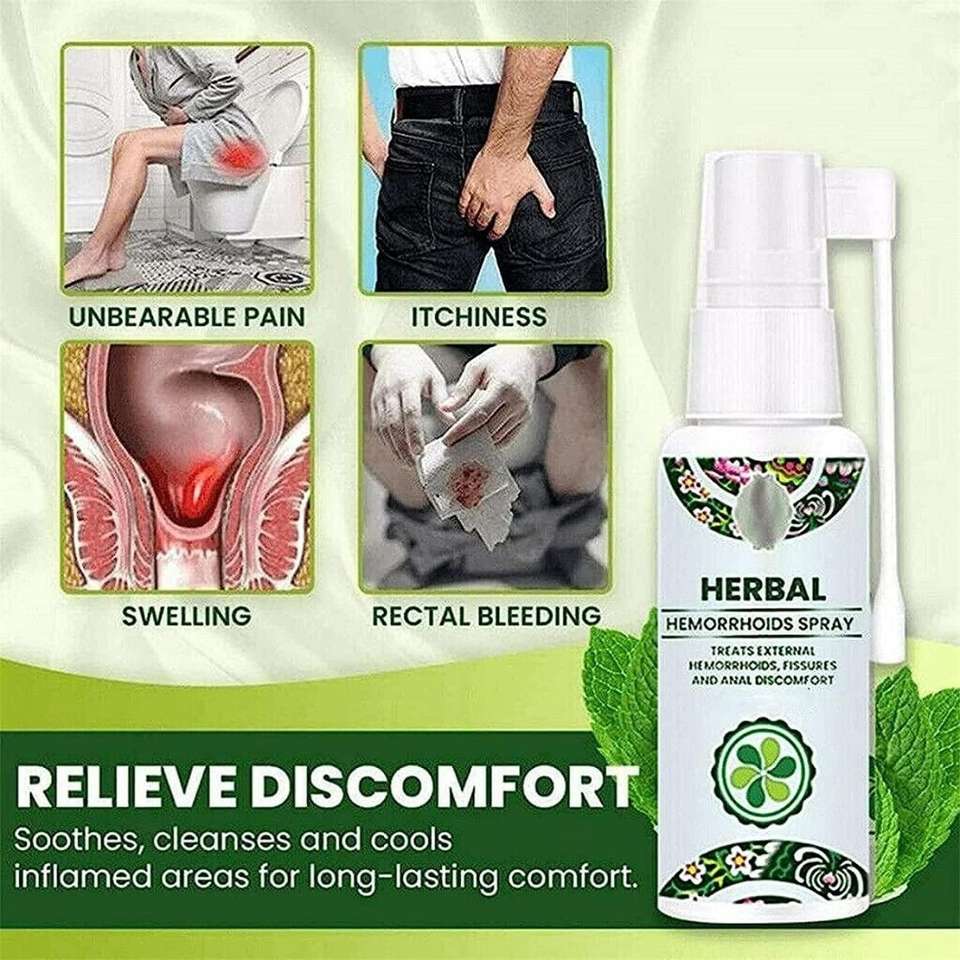 LORSHEL Ayurvedic Hemorrhoids Spray | Natural Formula - Quick Soothing ...