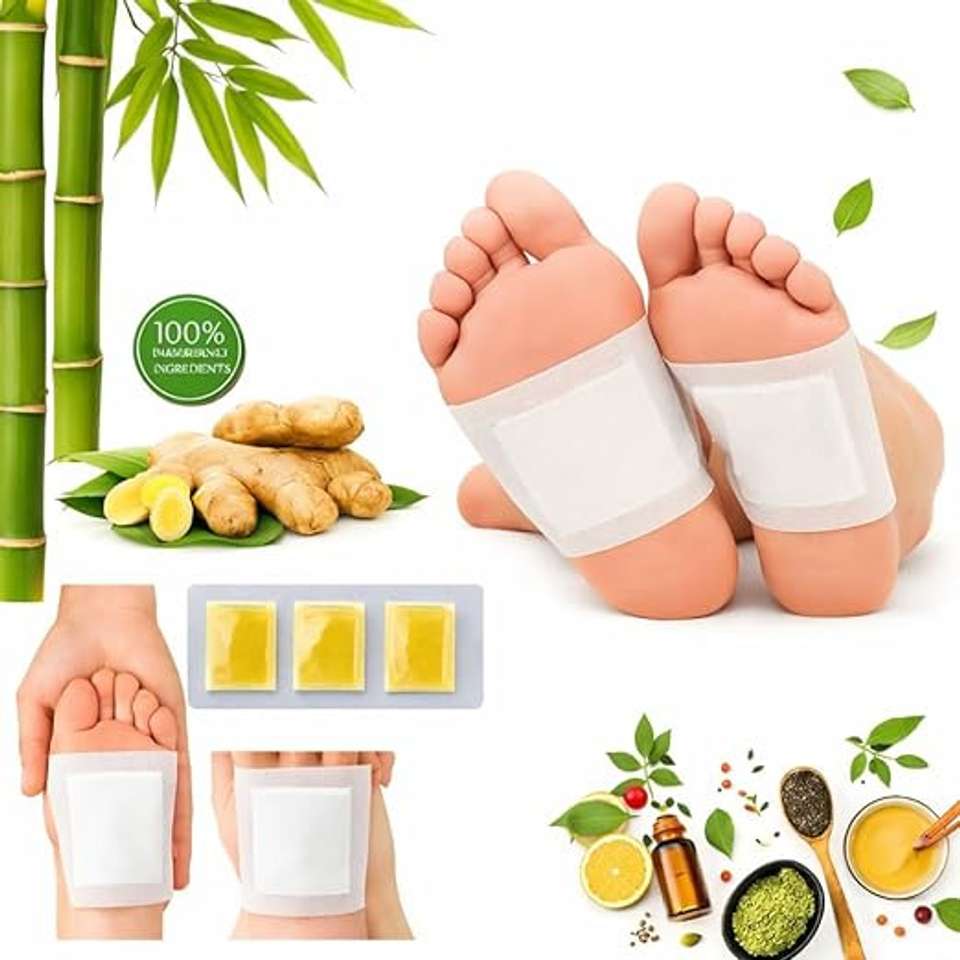CHIWA Herbal Giloy Patches | Foot Pads | Gentle Night Herbal Pads For ...