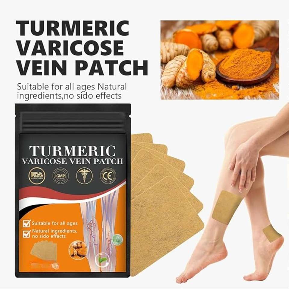 INDIANA HUDA Turmeric Varicose Vein Patches – Anti-Inflammatory Pads ...