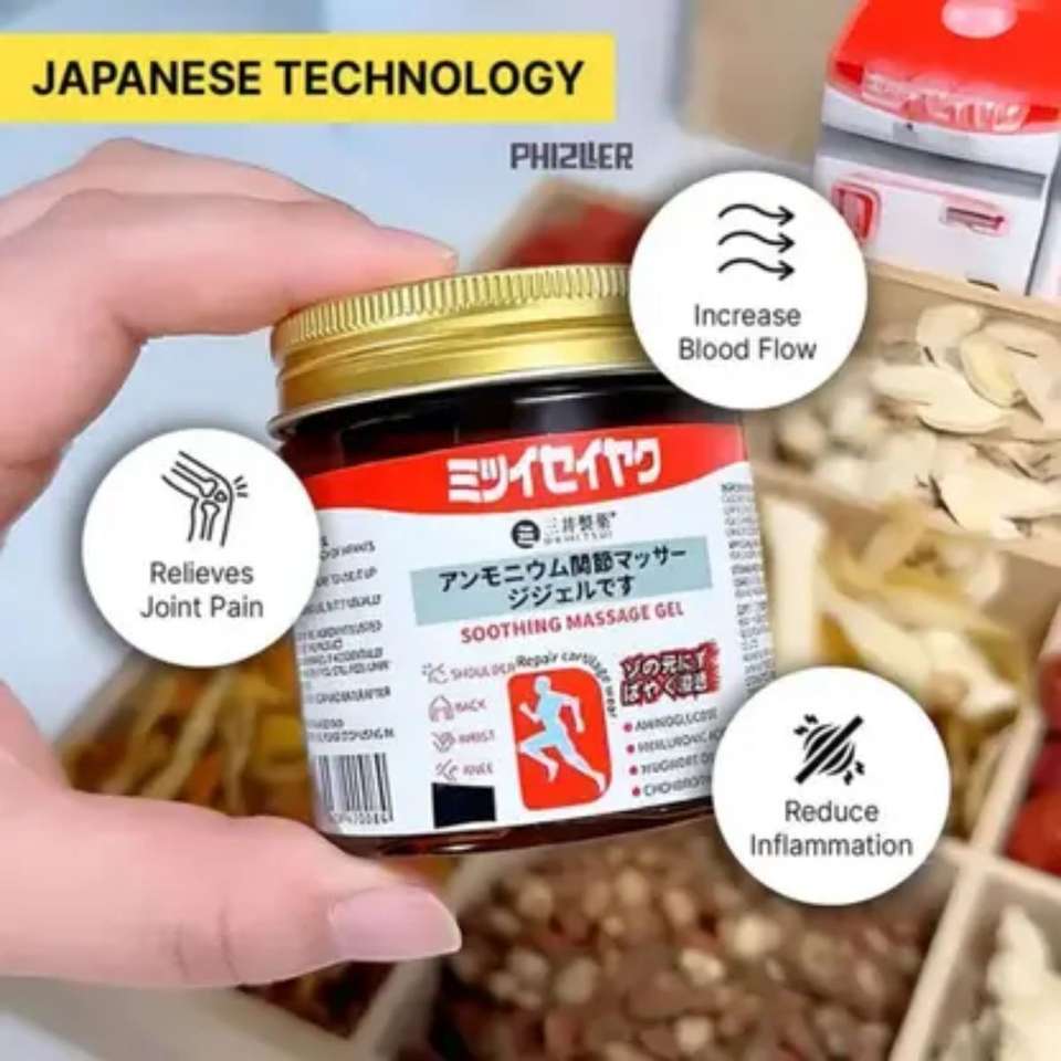 NewClick Japanese Instant Pain Relief Soothing Massage Gel | Premium ...