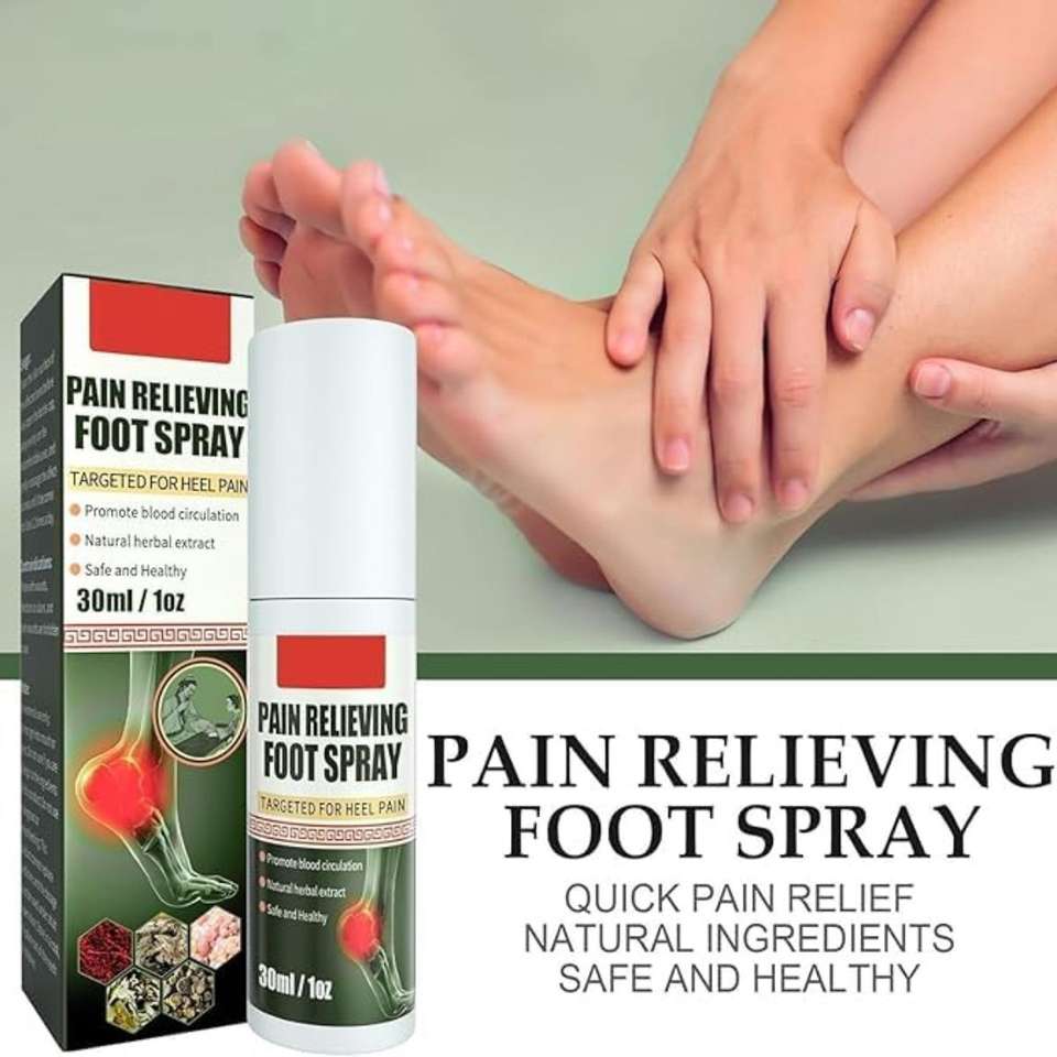 LORSHEL Foot Pain Relieving Spray | Instant Cooling, Soothing Sensation ...