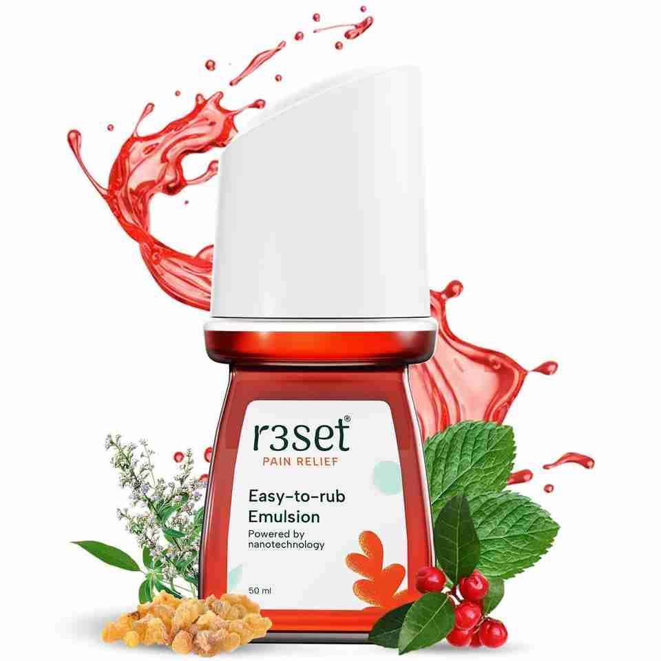 R3SET Natural Pain Relief Emulsion for Sciatica & Arthritis | Frozen ...