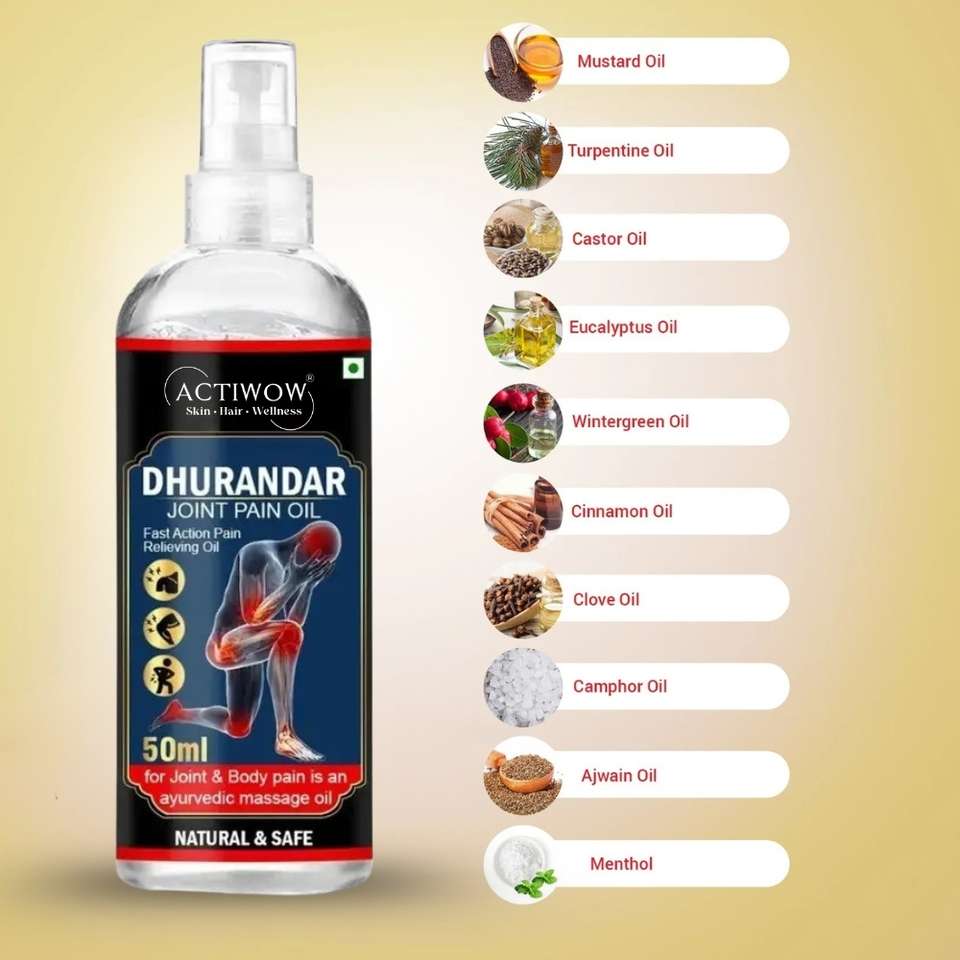 ACTIWOW Dhurander Pain Relief Oil for Back Massage Comfort Liquid - Buy ...