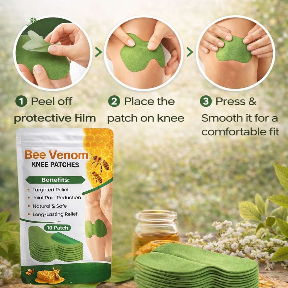 AEYURBS Bee Venom Knee Patches Knee Comfort Relief Plaster & Patch ...